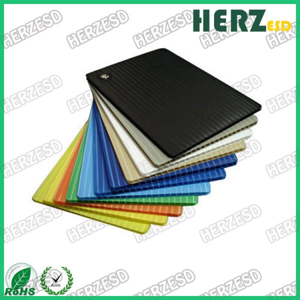 Quality Conductive PP Sheet ESD Storage Box PP Corrugated Hollow Sheets Conductive PP for sale