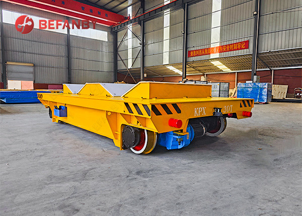 Quality 25 Ton High Temperature Proof With Hydraulic Dump Function Transfer Cart for sale