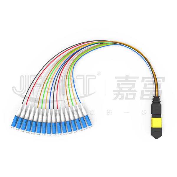 Quality MPO-LC Patch Cord 16 Cores Single-mode Low Loss G657A1/G657A2 Type A Module Box for sale