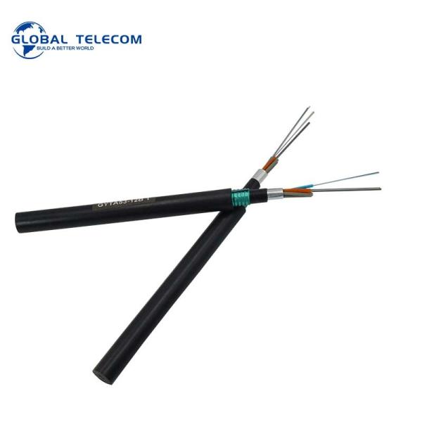 Quality Underground G652D Single Mode Outdoor Fiber Cable Double Jacket Armored PE for sale