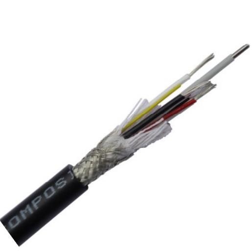 Quality armored Hybrid HD Camera Cable SMPTE311M Connector 100meter for sale