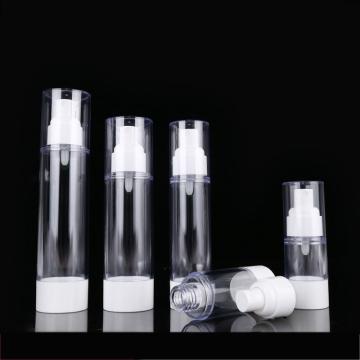 Quality Transparent Plastic Cosmetic Bottles Empty Packing Airless Spray Bottle for sale