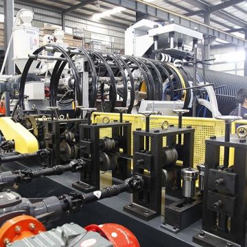 Quality Sewage Corrugated Pipe Extrusion Line High Ring Stiffness SN8 SN20 3000mm for sale