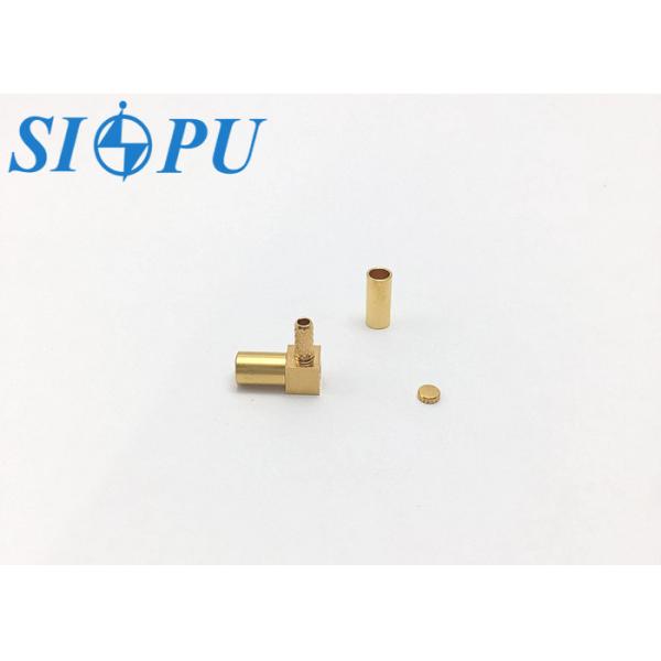 Quality SSMB Female RF Coaxial Connector – Right-Angle, Compatible with RG316/U Cable for sale