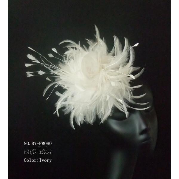 Quality Dyed Hackle And Coque Feather Mounts , Chicken Flower Feather Headband for sale