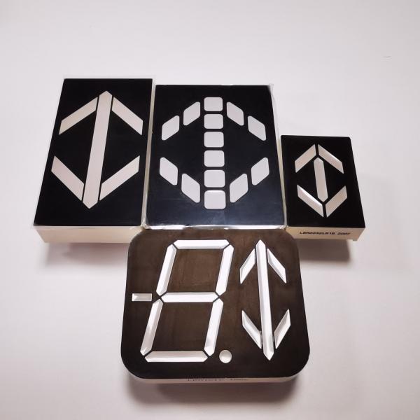 Quality Custom Arrow 3 Digit Seven Segment LED Display For Elevator Position Indicator 0 for sale