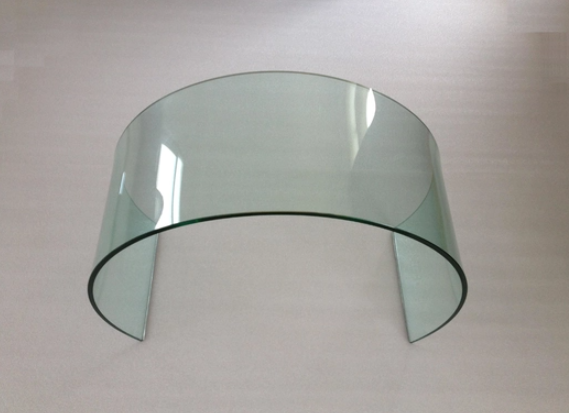 Quality Customized Hot Bent Tempered Glass Curved Shape Tempered  Glass For Architectural Use for sale