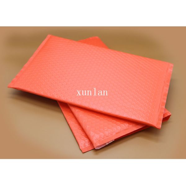 Quality Red Personal Poly Bubble Mailers , Superior Cushioning Post Bubble Mailers for sale