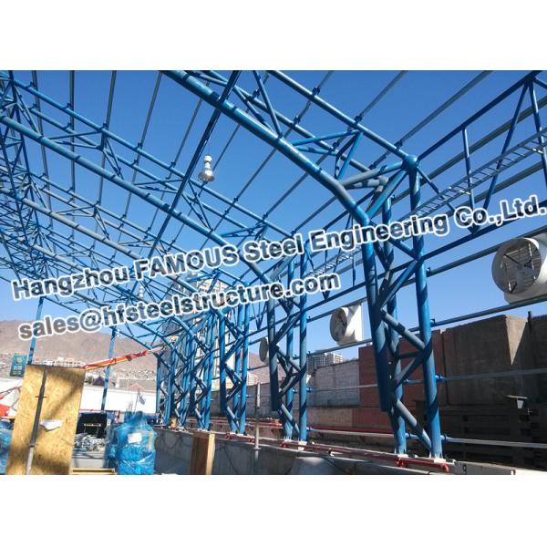 Quality Mine Industry PEB Structural Steel Fabrications Pipe Truss Structure for sale