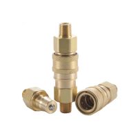 Quality 50GPM Pneumatic Hydraulic Quick Coupler 1000PSI NBR Seal for sale