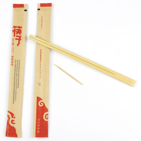 Quality Reasonable Custom Logo Bamboo Chopsticks for Fast Food Services from Commercial for sale