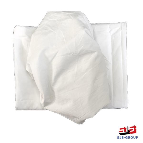 Quality Used Hotel Bed Sheet 25kg/Bale Industrial Wiping Cloth for sale