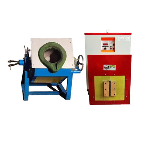 Quality Medium Frequency Small Induction Melting Furnace Electric Heating for sale