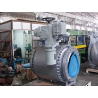 Quality API 607 Side Entry Trunnion Mounted Ball Valve With Electric Actuator for sale