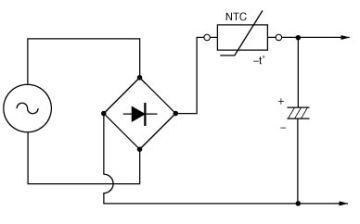 Inrush Current Limiting Power NTC thermistor for Circuit Protection application