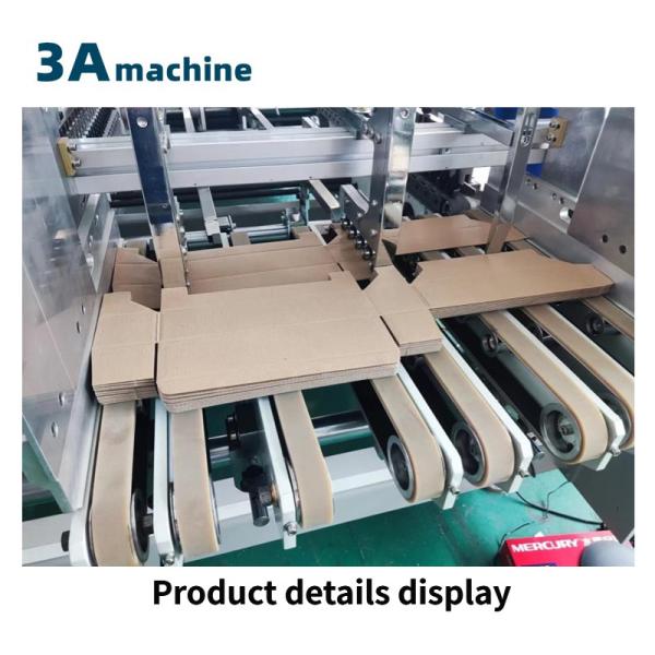Quality Function 3 Bottom Lock Dual- Automatic Gluing Machine for Cardboard and for sale