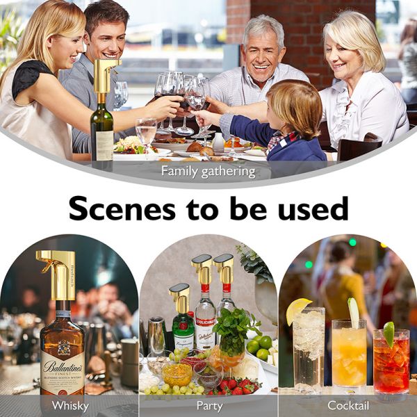 Quality Lithium Battery Smart Wine Pourer Type C Charging DC 5V for sale