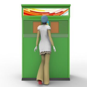 Quality Multi Circle RVM 746 RVM Reverse Vending Machine Green Recycling Sraps for sale