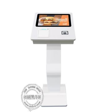Quality 15.6'' Touch Screen Terminal Self Ordering Payment Kiosk With Printer 2D Scanner for sale