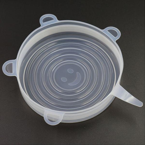 Quality Harmless Practical Silicone Food Covers , Multipurpose Stretchable Silicone Lids for sale