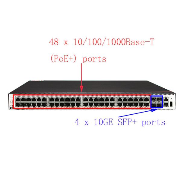Quality 48 Gigabit Ports Network Switches S5731-H48P4XC with 108w Typical Power for sale