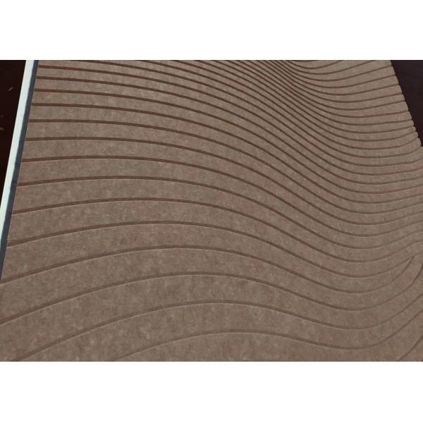Quality PET Acoustic Panel 12mm 1220x2440mm Grey Versatile Commercial Sound Absorber for sale