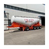 Quality 4 Axle V-Shape Bulk Cement Truck Powder Tank Mixer Semi Trailer for Customers for sale