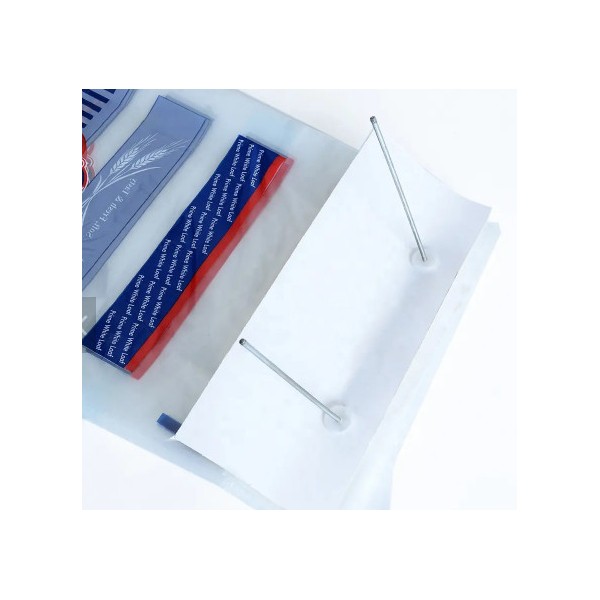 Quality Waterproof Polyethylene Plastic Bread Bags Lightweight Poly Wicketed Bags for sale