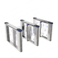 Quality Wiegand Controller Speed Gate Anti Panic Logo-printing Slim Turnstiles SDK for sale