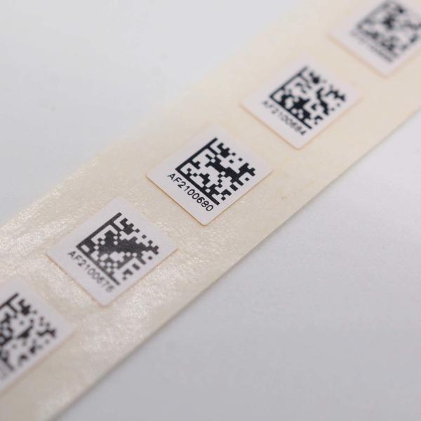 Quality 5mmx6mm 1mil Matte White Thermal Transfer Labels Polyimide Label for sale