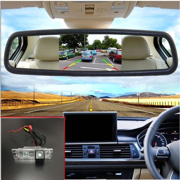 Quality 4.5 Inch Rear View Backup Camera , Backup Camera Mirror 350cd/m2 Brightness for sale