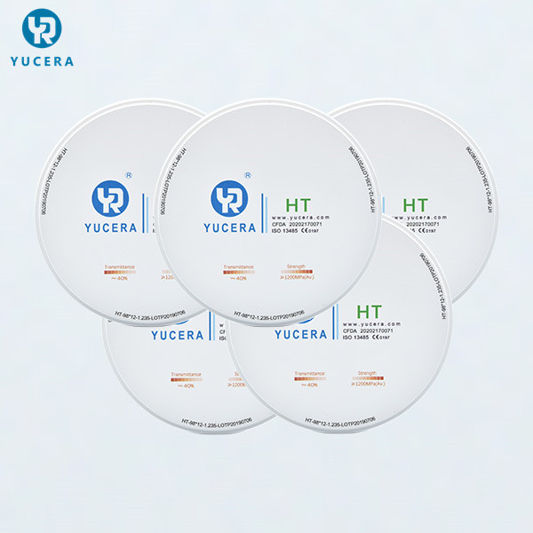 Quality Dental Laboratory 1200HV 1200 MPa Zirconia Translucent Blocks for sale