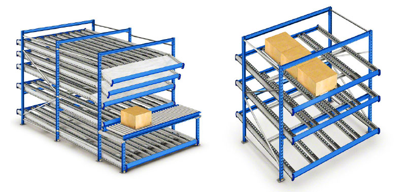 Carton Flow Rack Warehouse Storage Rack