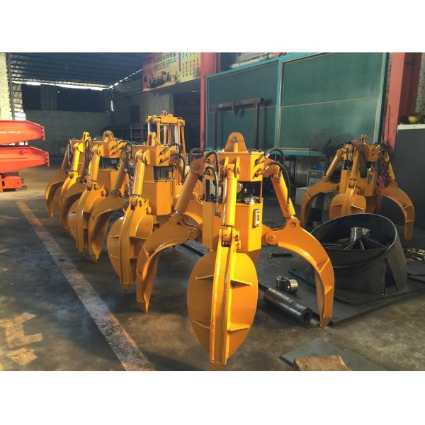 Quality Abrasion Resistance Orange Peel Grab Hydraulic Excavator Grapple for sale