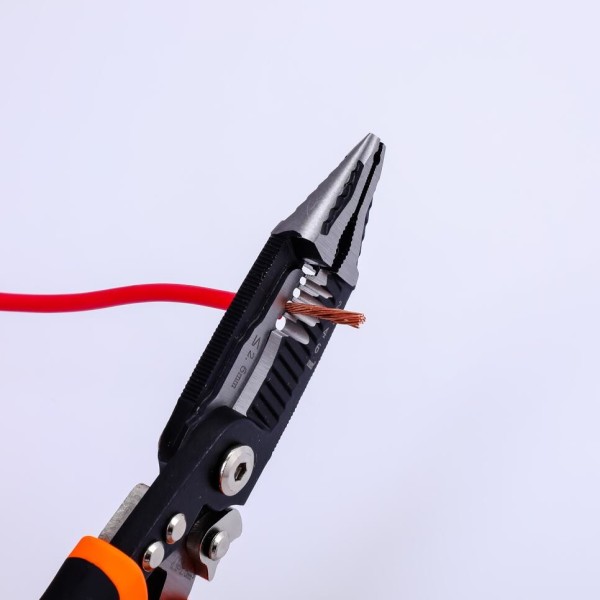 Quality left hand Multifunction Insulated Side Cutters 200mm Wire Stripping Pliers for sale