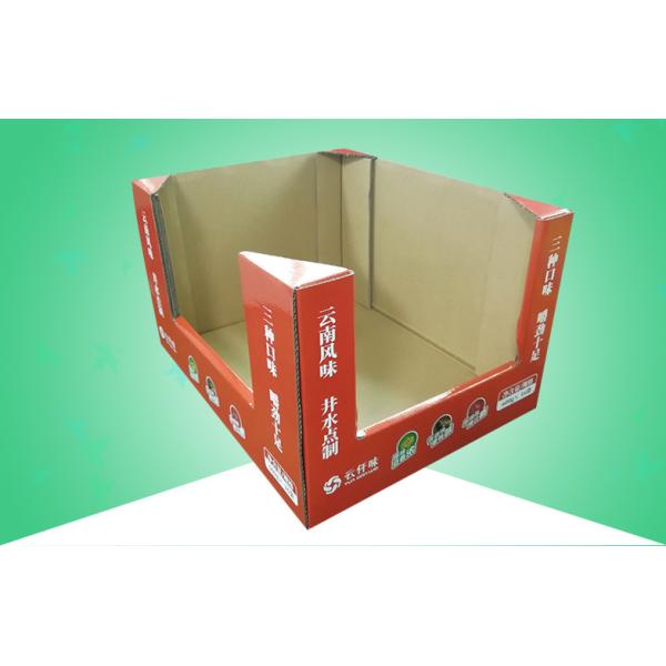 Quality EB Flute Stacked Up PDQ Display Strong Cardboard Trays for sale