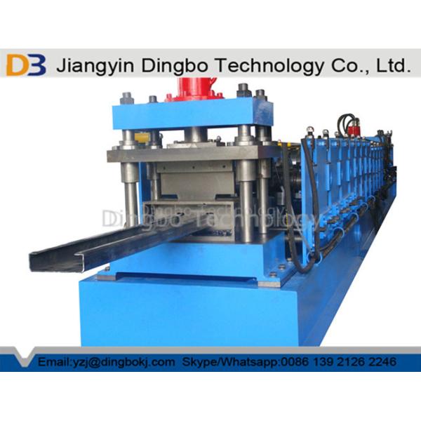 Quality Blue Purlin Roll Forming Machine , U Channel Roll Forming Machine CE SGS ISO for sale
