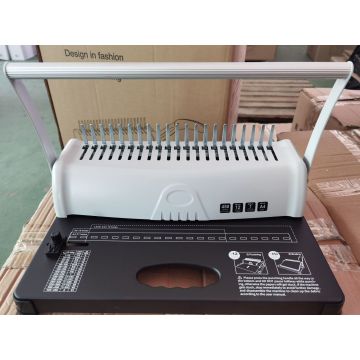 Quality 21 Holes Jotter Binding Comb Binding Machine with 38*27*33cm Size and Performanc for sale