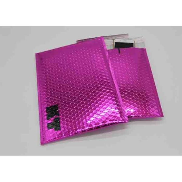 Quality Shiny Foil Bubble Wrap Envelopes 8 * 6 Metallic For Shipping High Value Items for sale