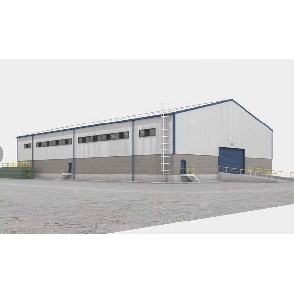 Quality Prefabricated Metal Barns Customized Steel Structure Building Modular Prefab Industrial Metal Frame Hangar Workshop Warehouse for sale