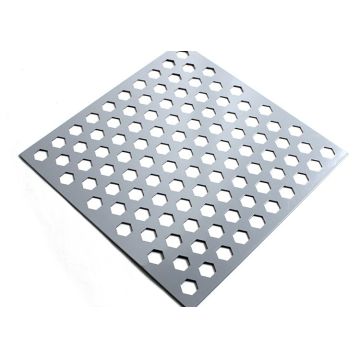 Quality Honeycomb Punching Sieve Hexagonal Perforated Metal SS304 1*2m 1.22*2.44m for sale