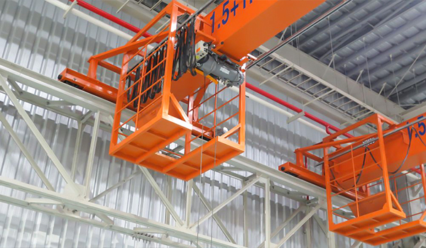 Chain Drive Cable Tray Machine close-up view