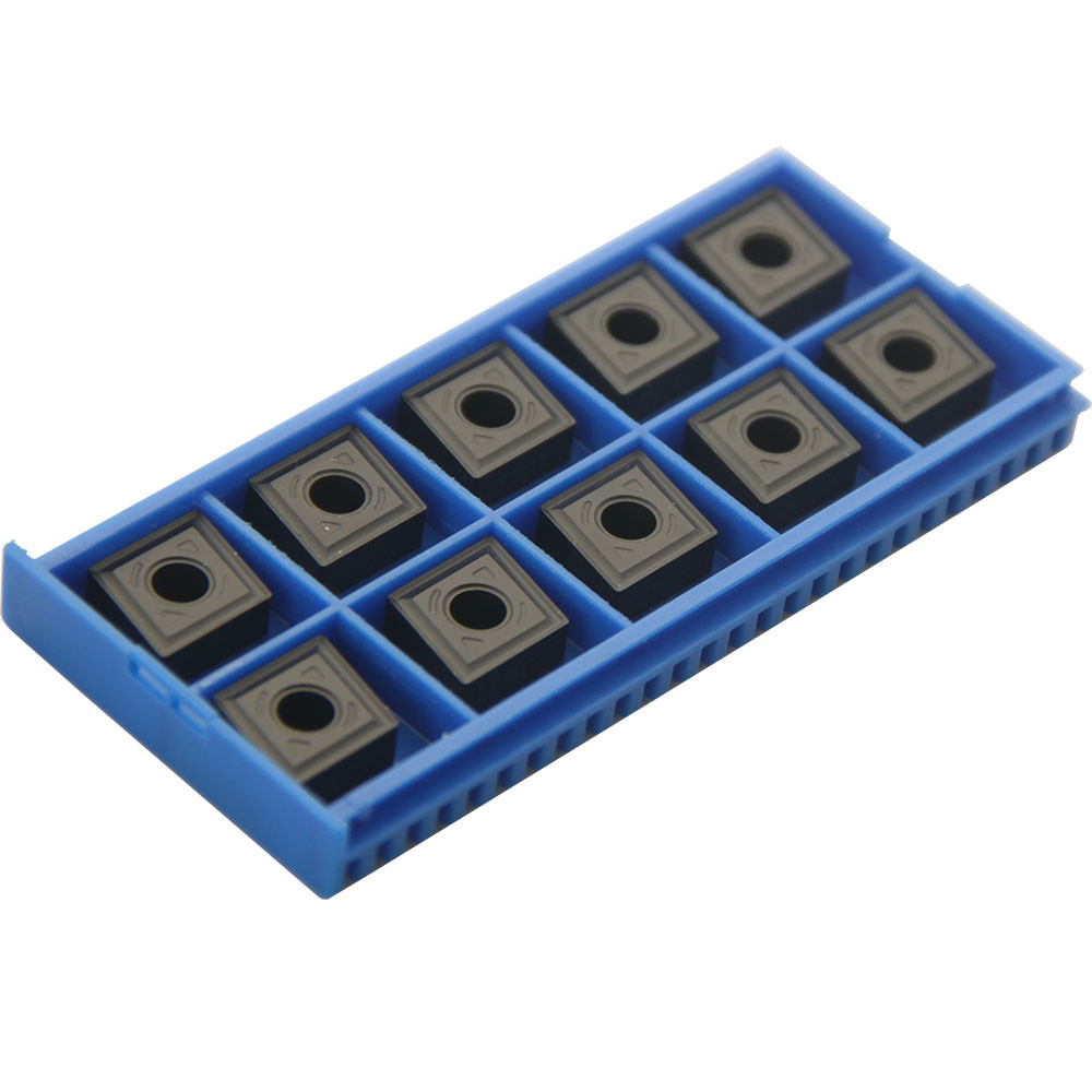 Quality Black CNC Blade Square Carbide Inserts For Steel Finishing CNMG120404-FV for sale