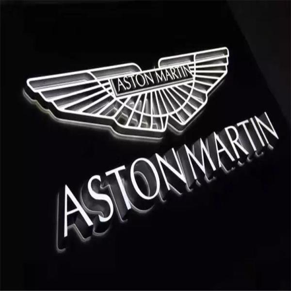 Quality 3d 12v LED Acrylic Letters Custom Car Logo for sale