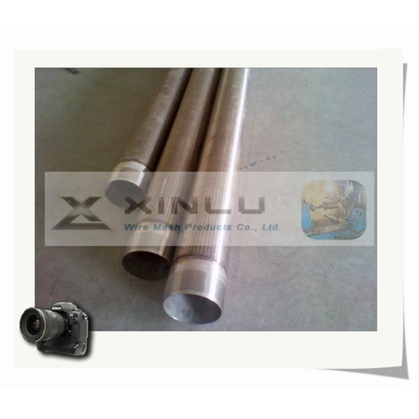 Quality 30 - 3000 Micron Filter Wedge Wire Screen Pipe V Wire Galvanized Carbon Steel for sale