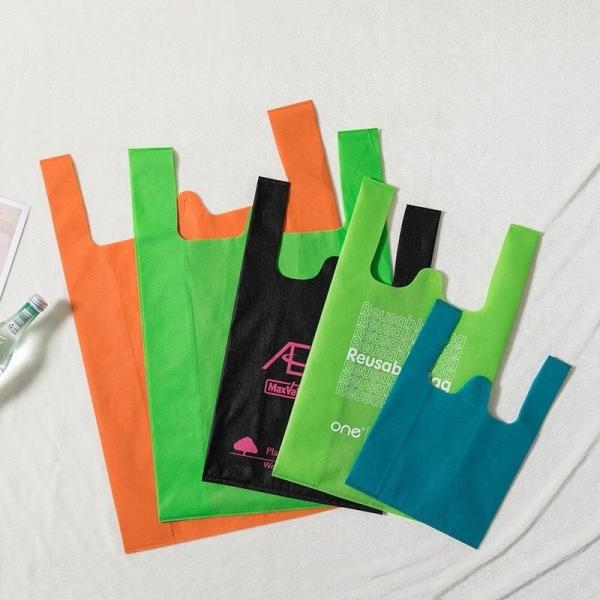 Quality Reusable Recycled Grocery Non-Woven Shopping Bag for sale