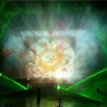 Quality Stainless Water Movie Screen Laser Water Show Fountain for sale