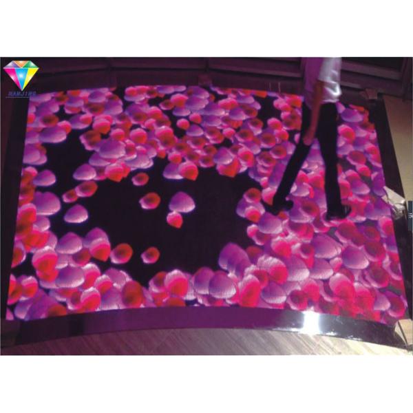 Quality Beautiful Appearance Interactive Led Dance Floor High Definition Good Heat for sale