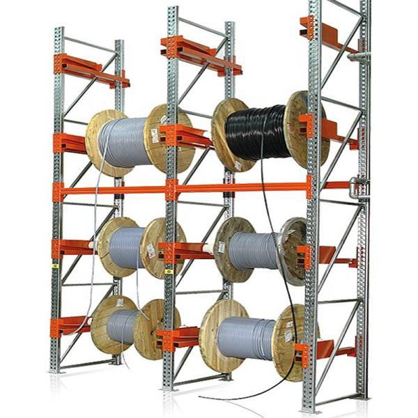 Quality Cantilever Racking Roll Drum Storage Cable Reel Rack Steel Coil Roll Rack for sale