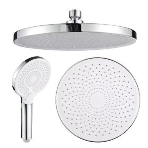 Quality Ultra-Thin Round Zinc Alloy Shower Head With Test Model Spout Material Wall for sale